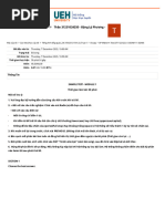 TÀI LIỆU TÂM LÝ HỌC UEH | PDF