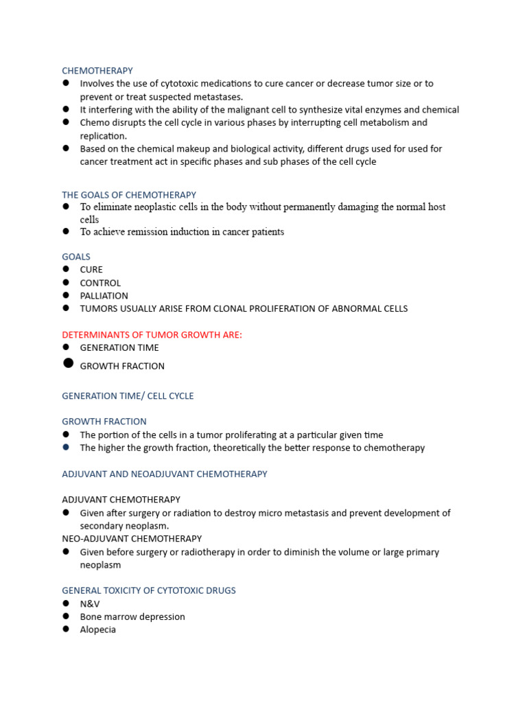Chemo Drugs | PDF | Chemotherapy | Cancer