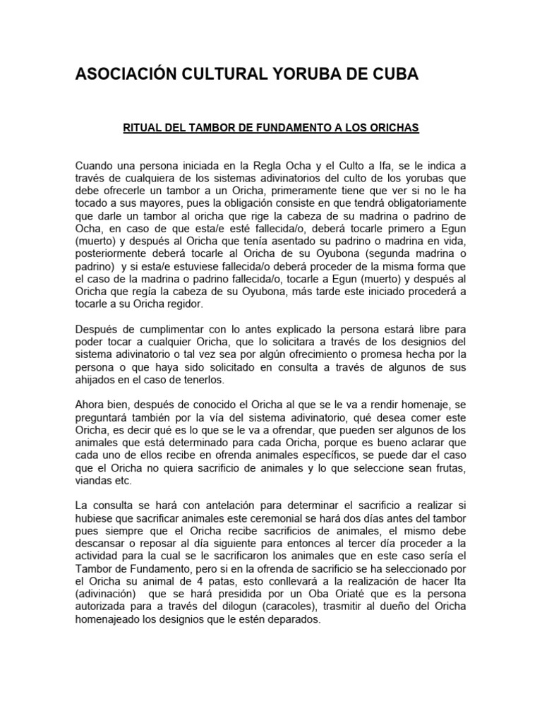 El Ritual Del Tambor | PDF | Arte