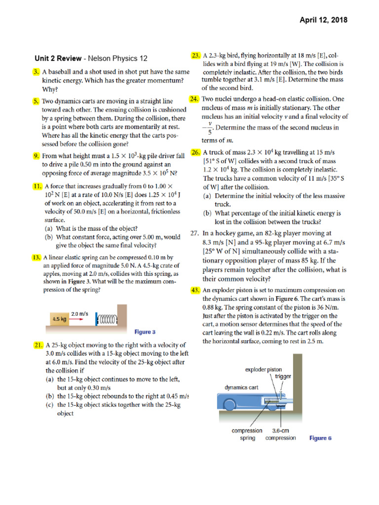 Nelson Unit 2 Review | PDF