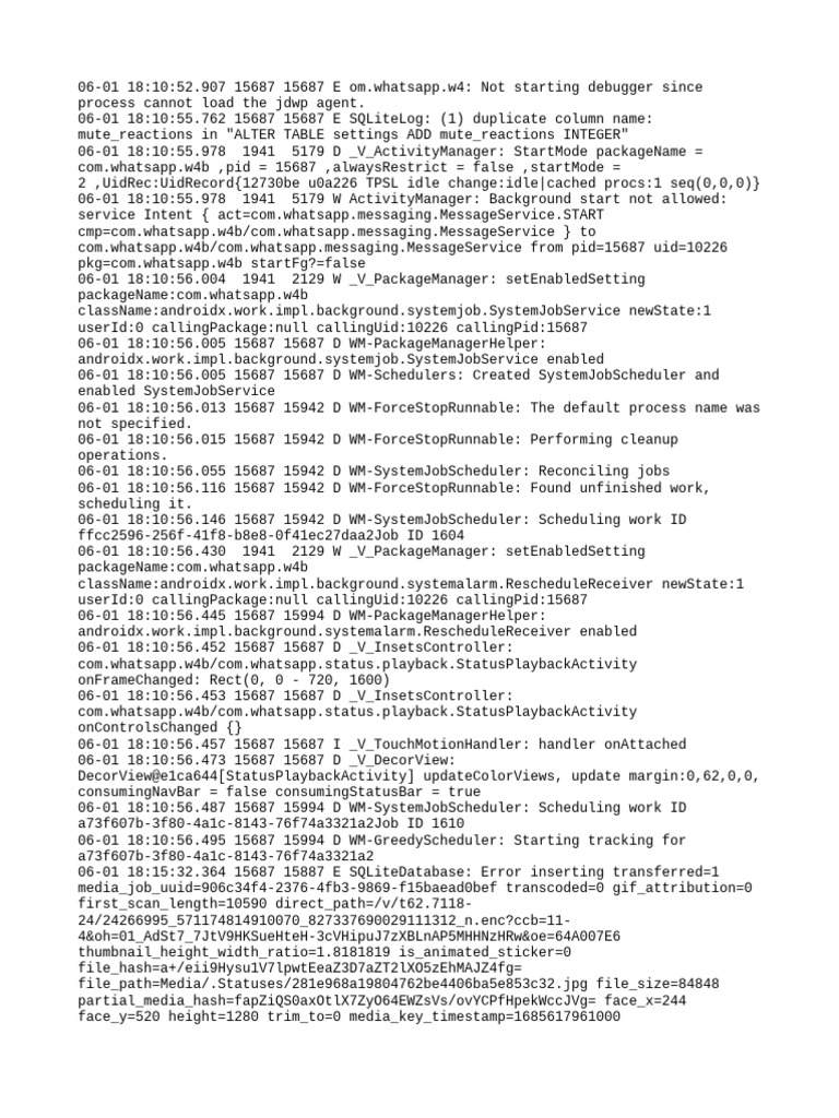 Log | PDF | Java (Programming Language) | Software Development