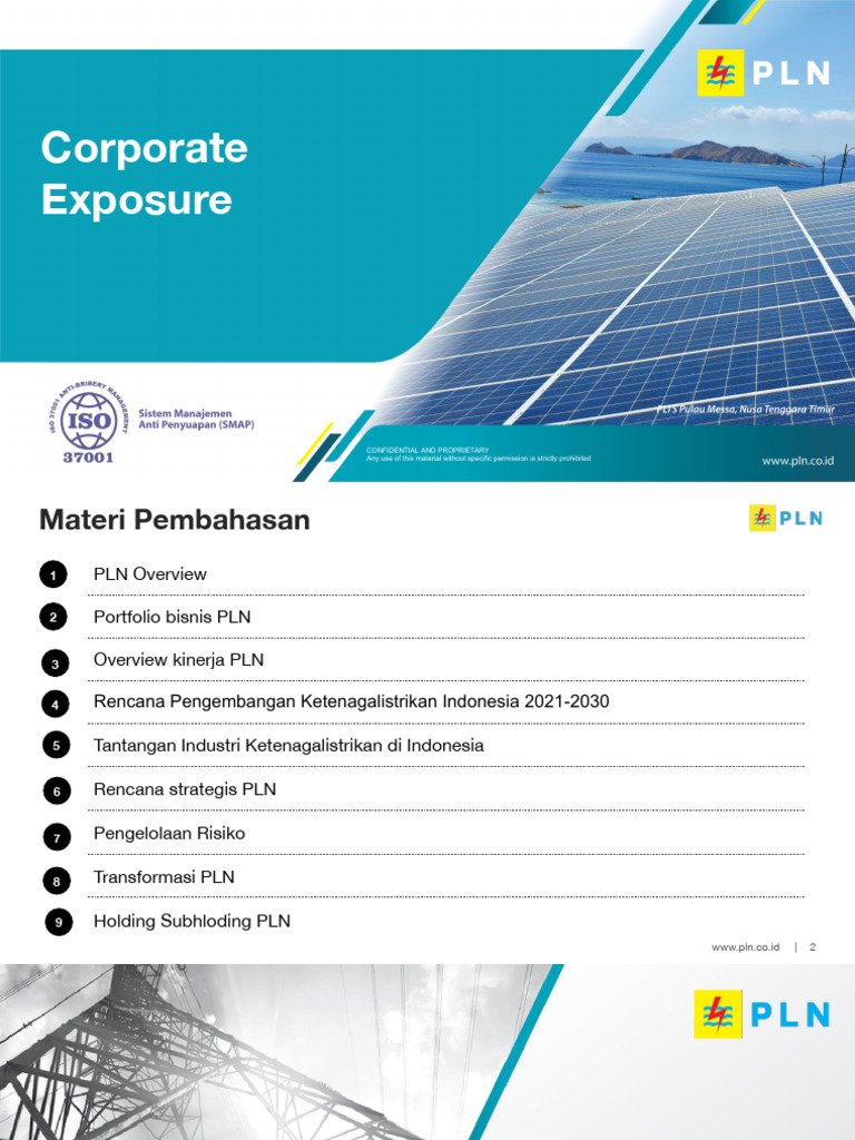 PLN Strategic Business Overview | PDF | Electrical Grid | Electric ...