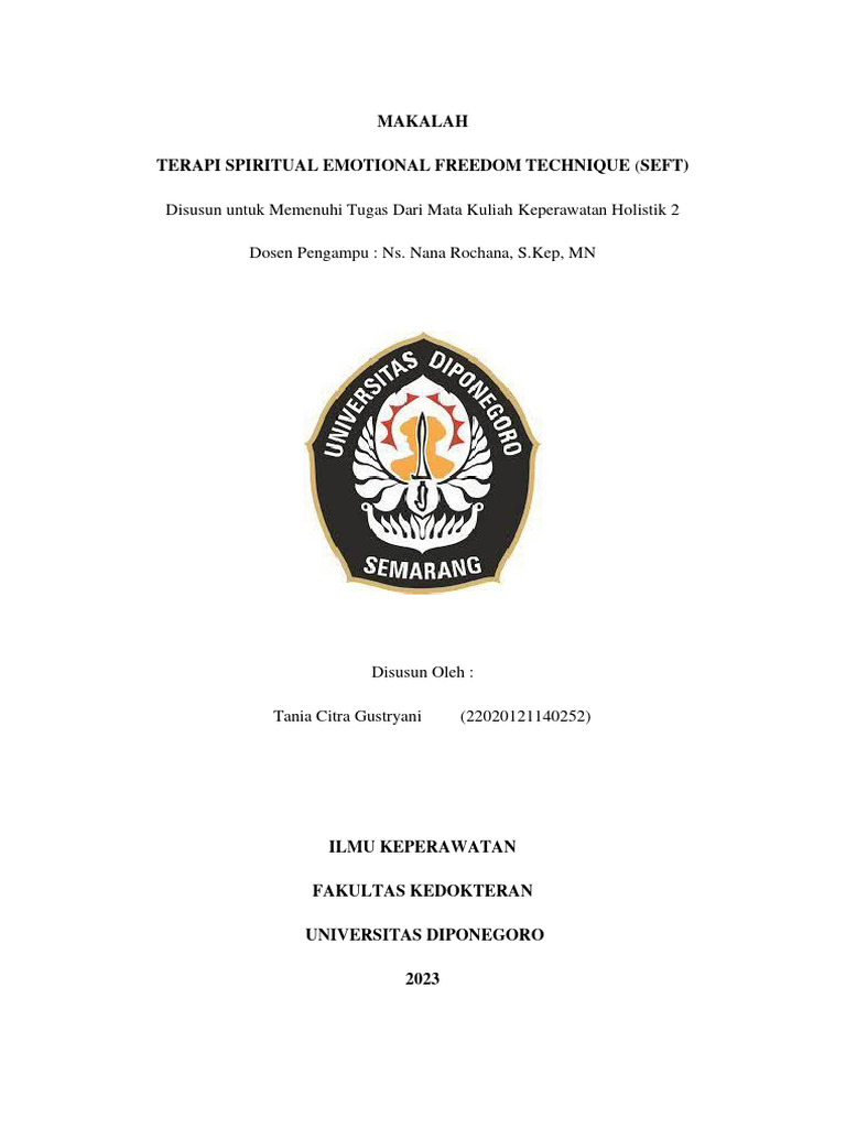 Terapi SEFT Holistik-1 | PDF