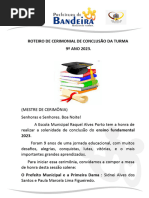 Roteiro Formatura 2025 PDF | PDF | Amor | Deus