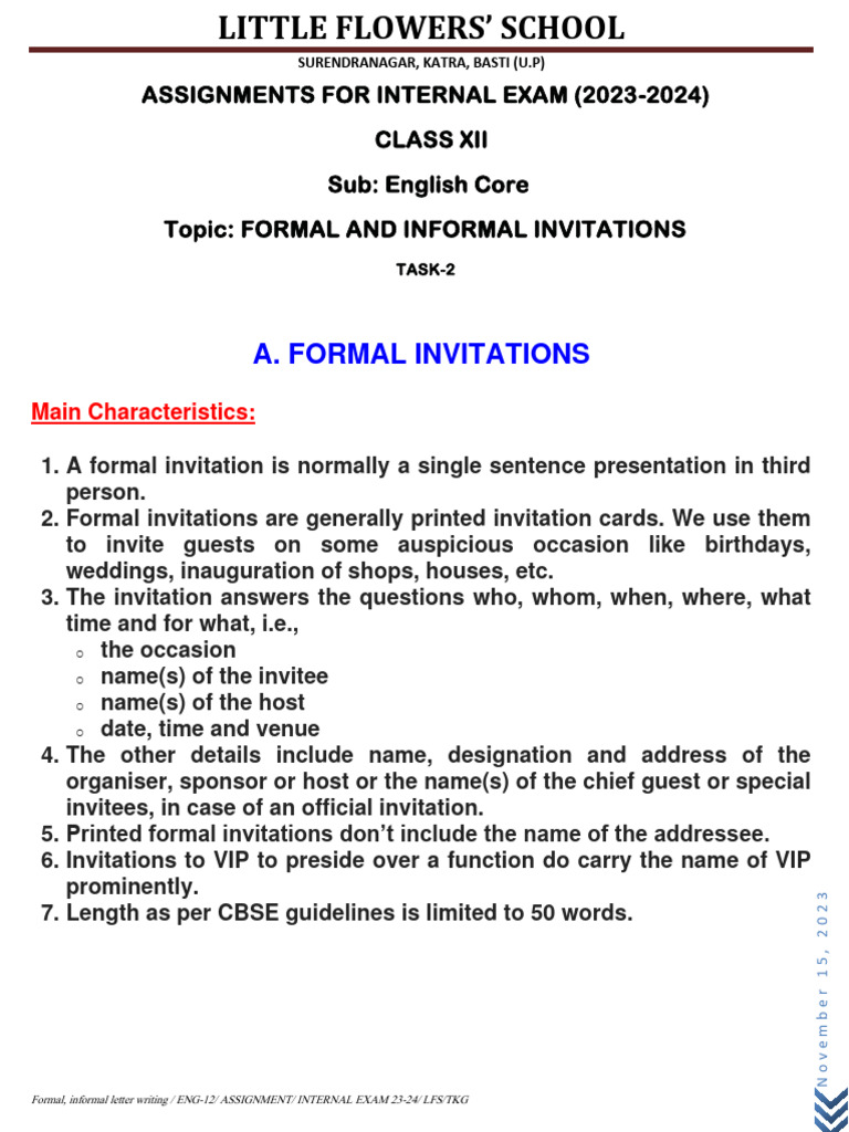 Assignments Task 2 Class 12 | PDF