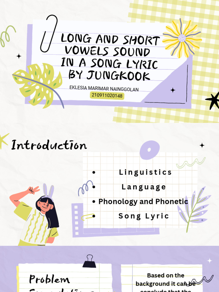 Long & Short Vowels Sound | PDF | Vowel | English Language