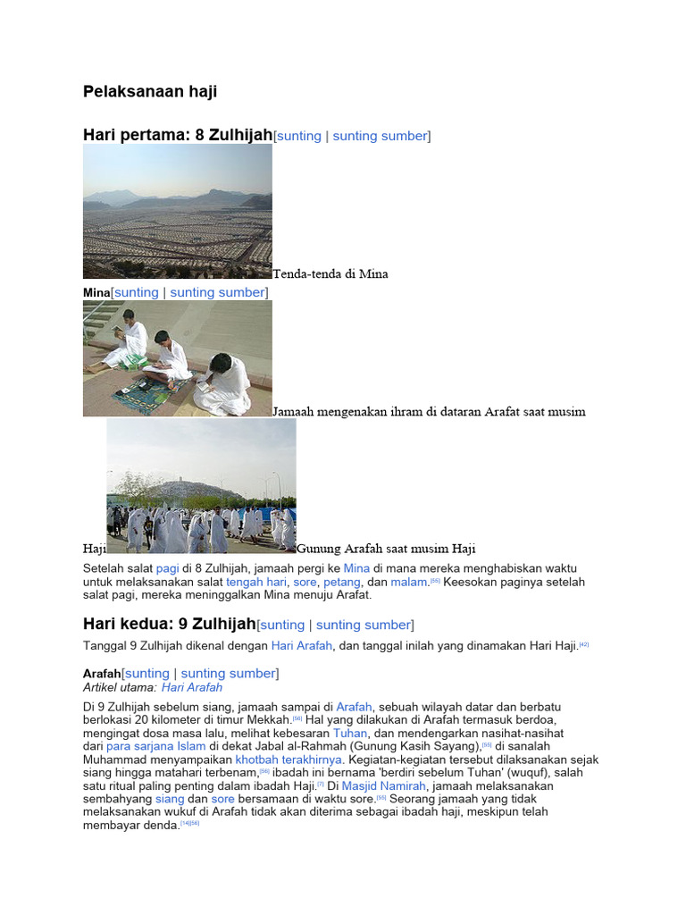Pelaksanaan Haji | PDF