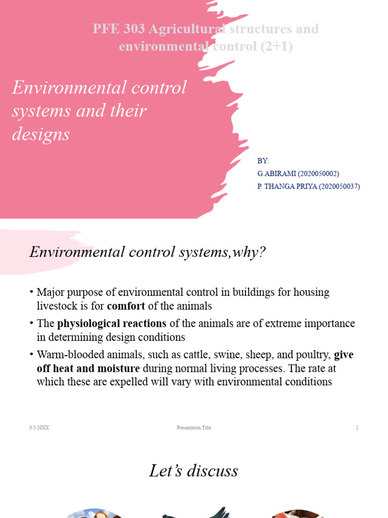 Environmental Control Systems and Their Designs | PDF | Dairy Cattle ...