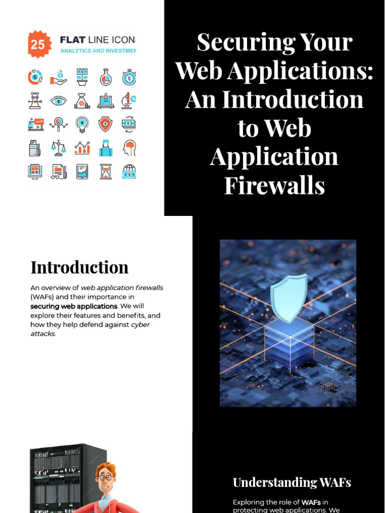 SlidesGo-Web Application Firewall | PDF | Security | Computer Security