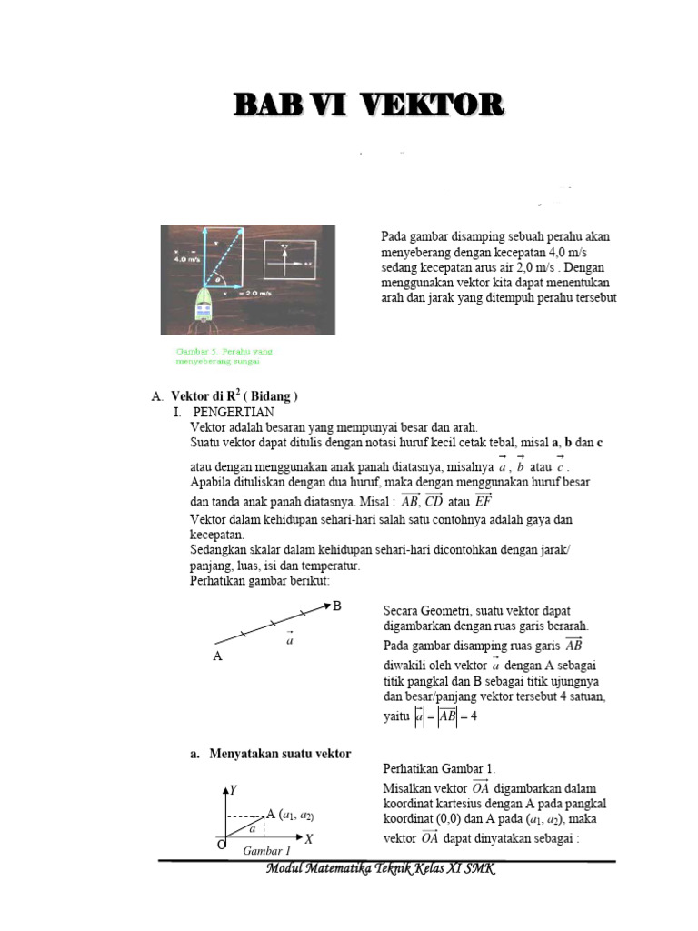 Modul Vektor Kelas Xi Pdf