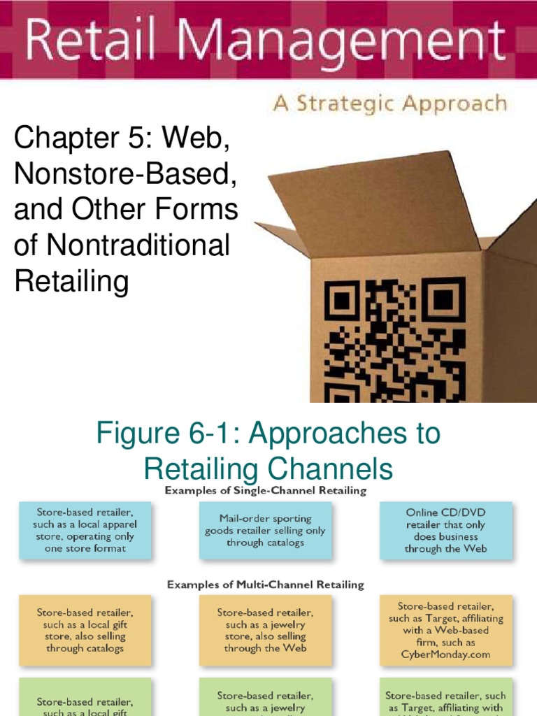 Topic 5 Non Traditional Retailing | Download Free PDF | Retail | Publishing