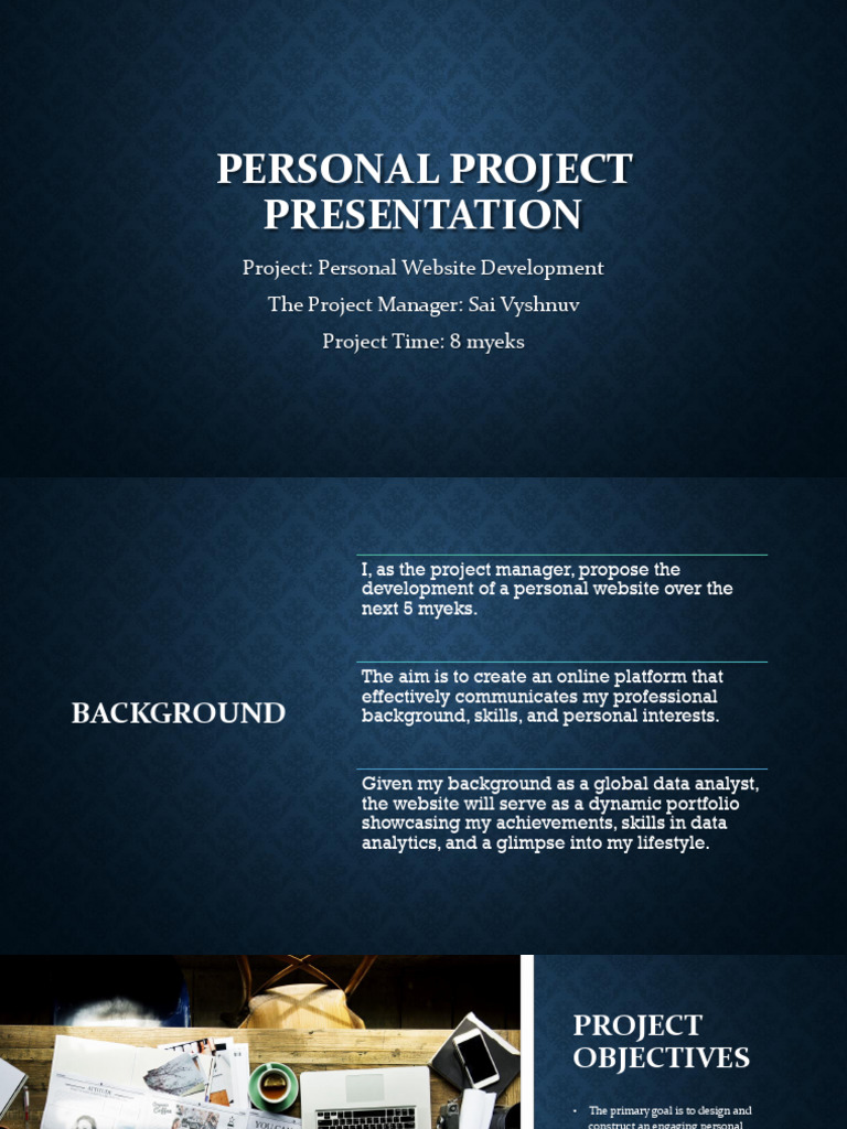 Personal Project Presentation | PDF | Communication | Risk