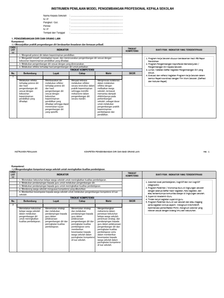 Instrumen PKKS 2023 Perdirjen6565 | PDF