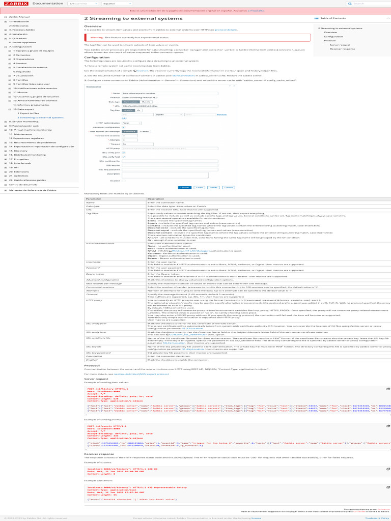 2 Streaming To External Systems | PDF | Transport Layer Security | Proxy Server