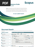 Scopus® Quick Reference Guide | PDF | Citation | Index Term