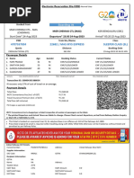 IRCTC Ticket | PDF | Identity Document