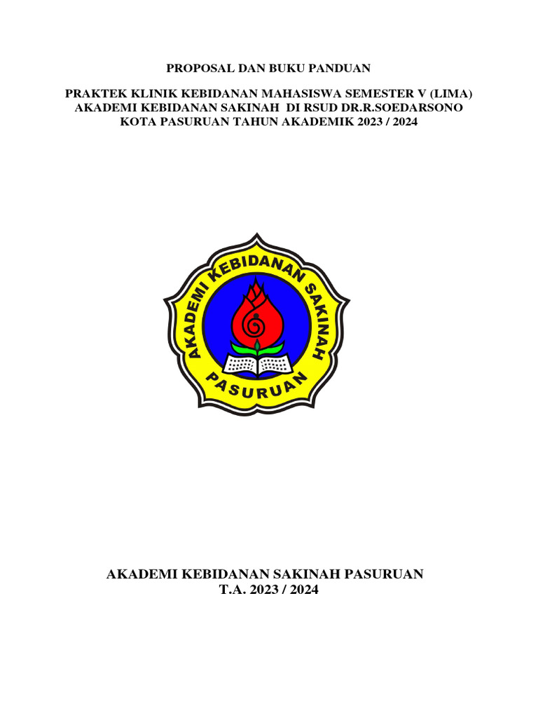 Proposal Dan Panduan PKK RS Sem 5.2024 | PDF