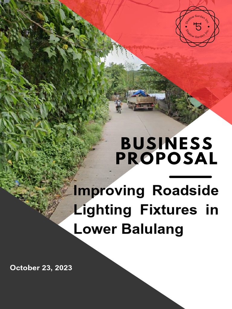 Street Light Proposal for Balulang Safety | PDF | Street Light | Lighting