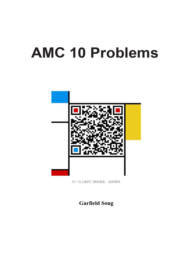 F5 AMC10 Problems 2008-2016 | PDF | Area | Elementary Mathematics