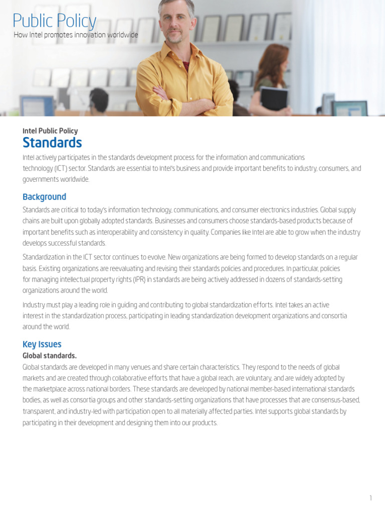 policy-communications-standards | PDF | Standardization | Policy