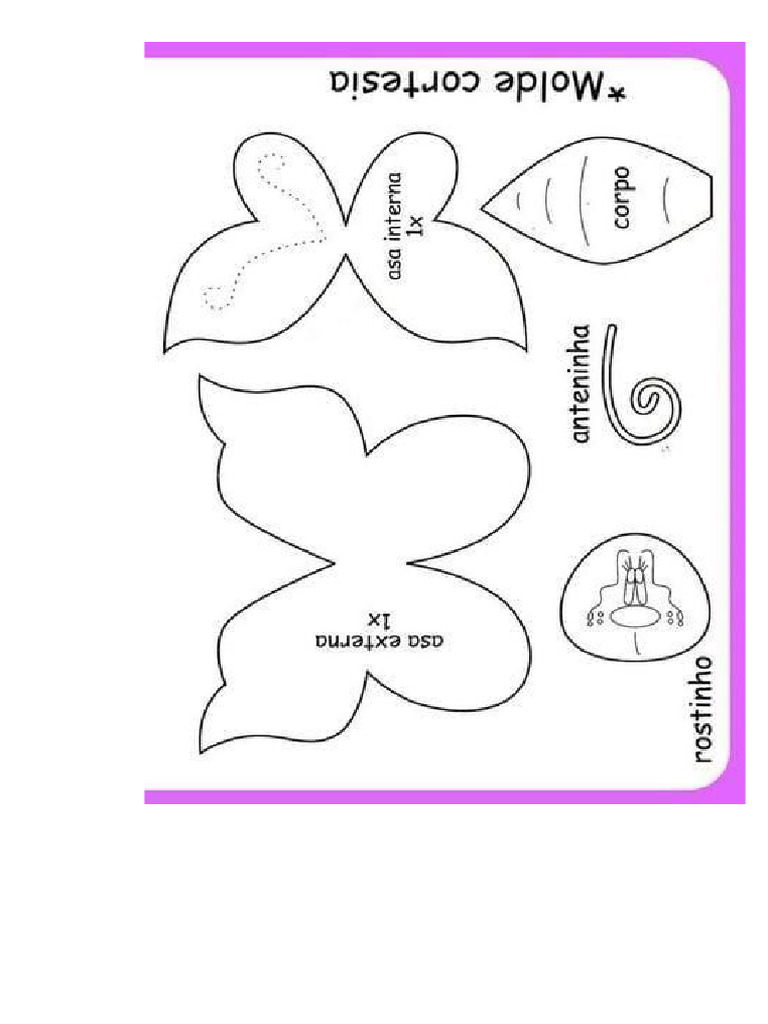 Molde de mariposa | PDF