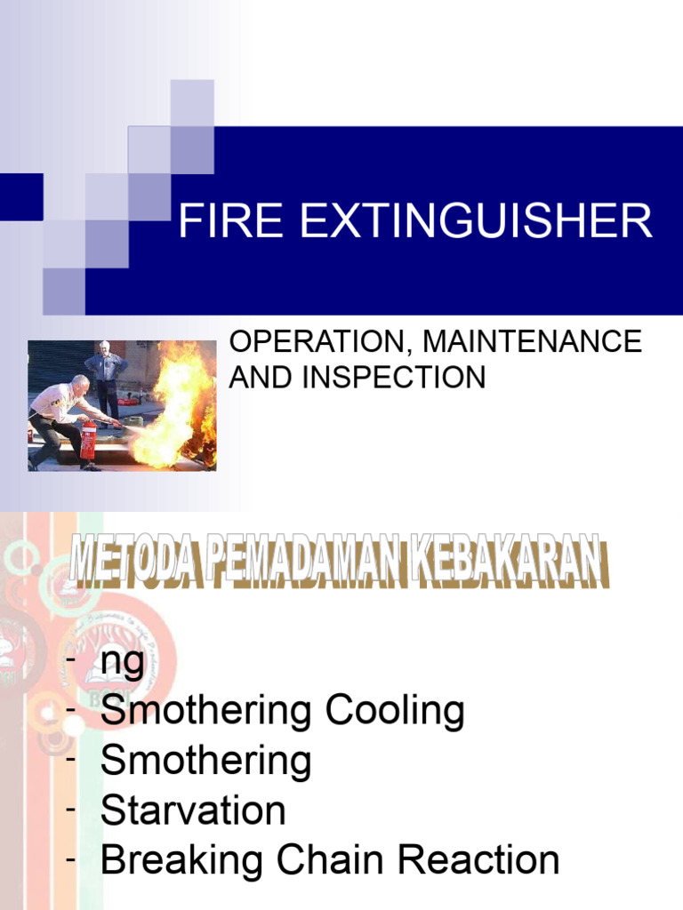 Metode Pemadaman Kebakaran APAR | PDF