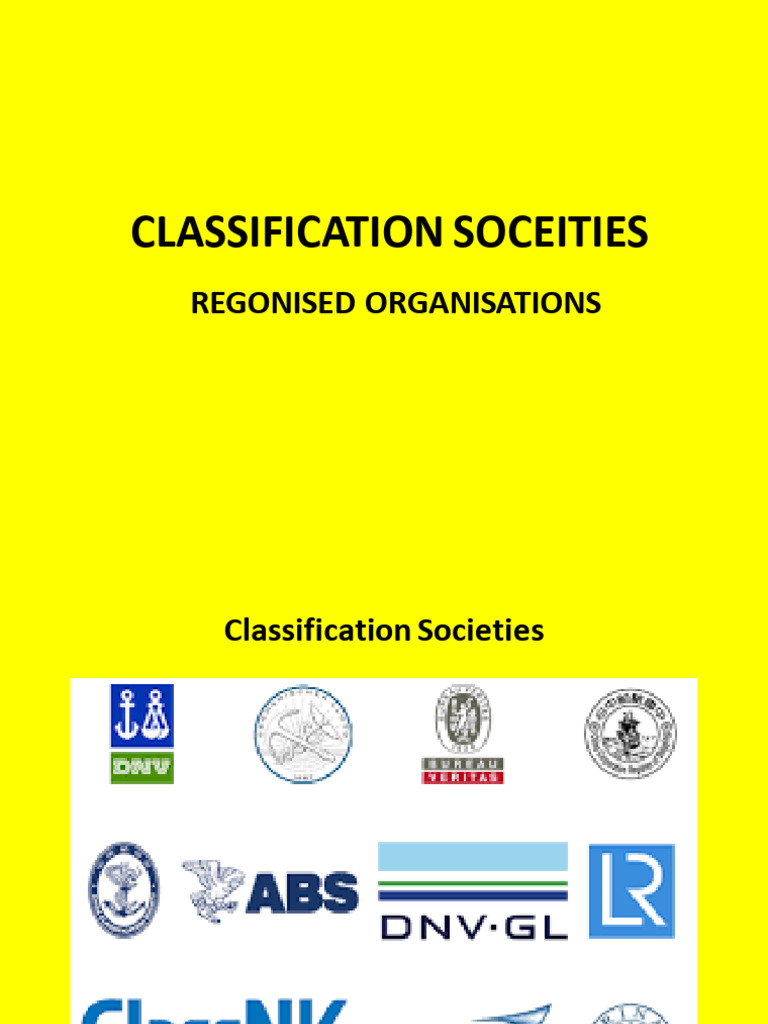 19 - SSEP MODULE 6 - Classification Soceity-1 | PDF | Ships | Shipping