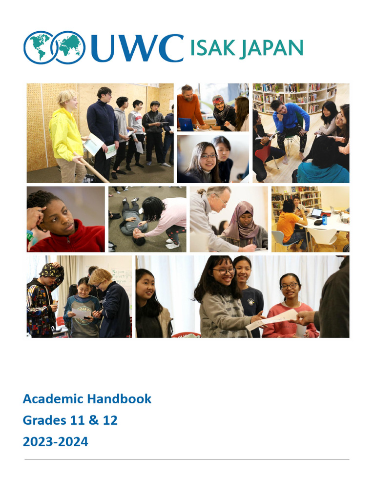 Academic Handbook For Grade 11 and 12 For 2023 2024 Academic Year | PDF