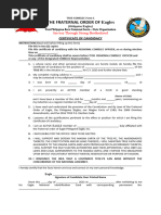 EAGLES Application Form | PDF | Government