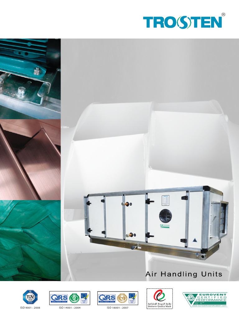 Trosten Ahu Catalogue | PDF | Materials | Building Engineering