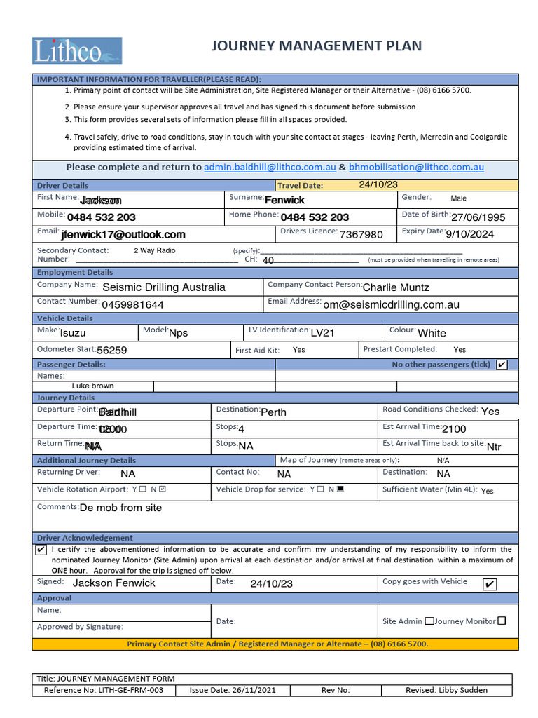 JMP J Fenwick - LV09 | PDF | Vehicles | Transport