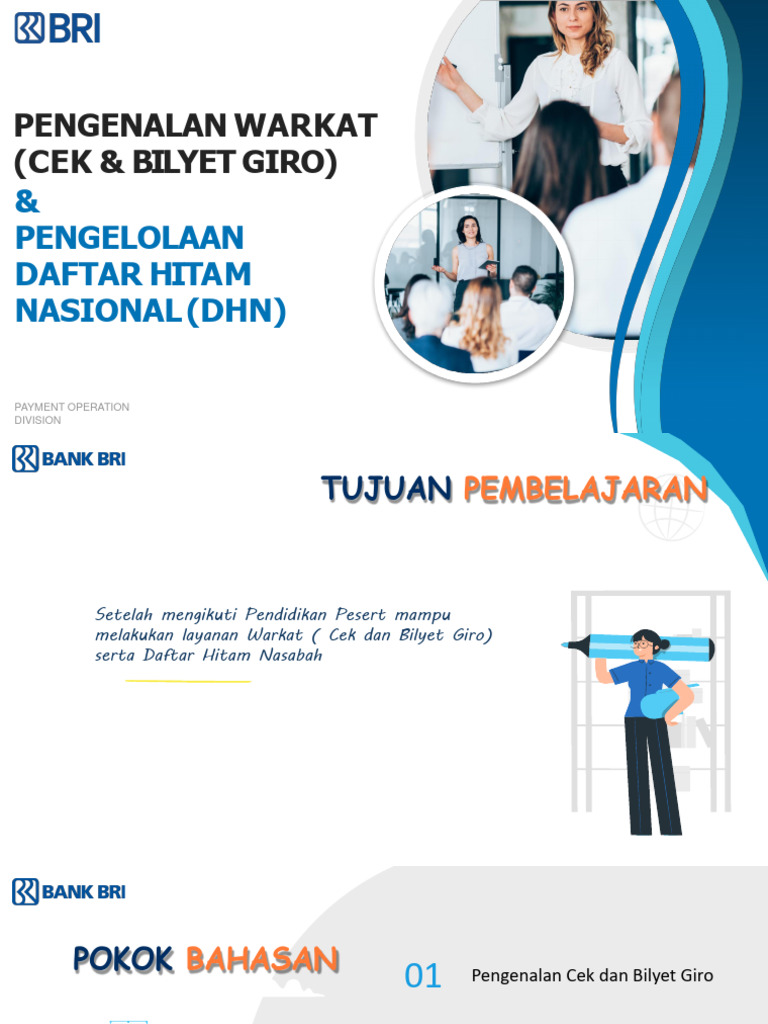 Materi Pengenalan Warkat Dan Pengelolaan DHN - SISWA | PDF