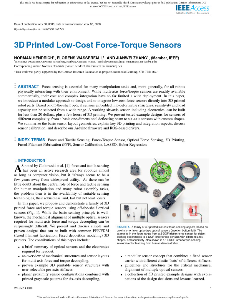 3D_Printed_Low-Cost_Force-Torque_Sensors | PDF | Light Emitting Diode ...