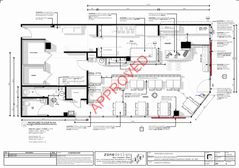 Nando's Caroline Springs Floor Plan | PDF