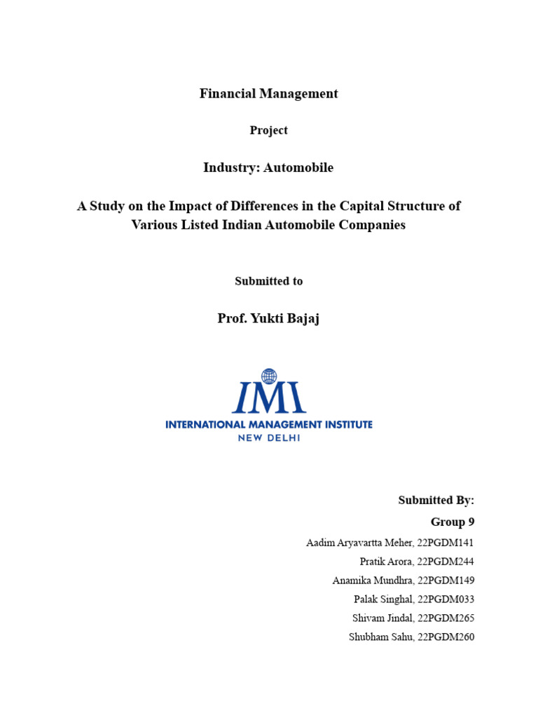 Financial Management | PDF | Private Sector | Economies