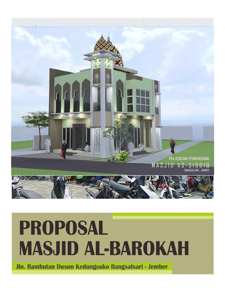 PROPOSAL MASJID Al Barokah REVISI | PDF