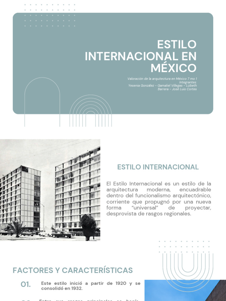 Estilo Internacional en México | PDF | México | Arquitecto