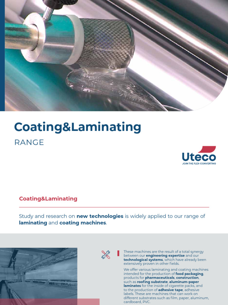 Uteco Brochure C L 2 | PDF | Lamination | Coating