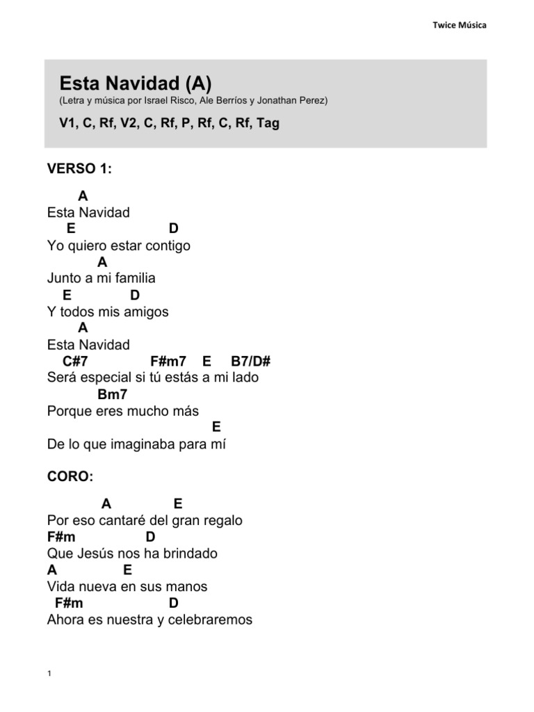 Esta Navidad Acordes | PDF