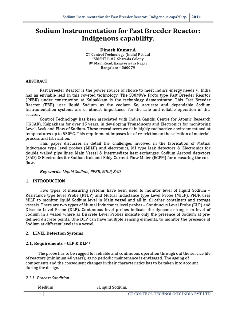 Sodium Instrumentation | PDF | Transformer | Inductor