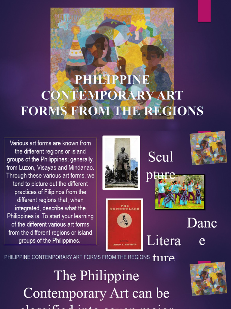 Philippine Art Forms by Region | PDF | Philippines | Dances