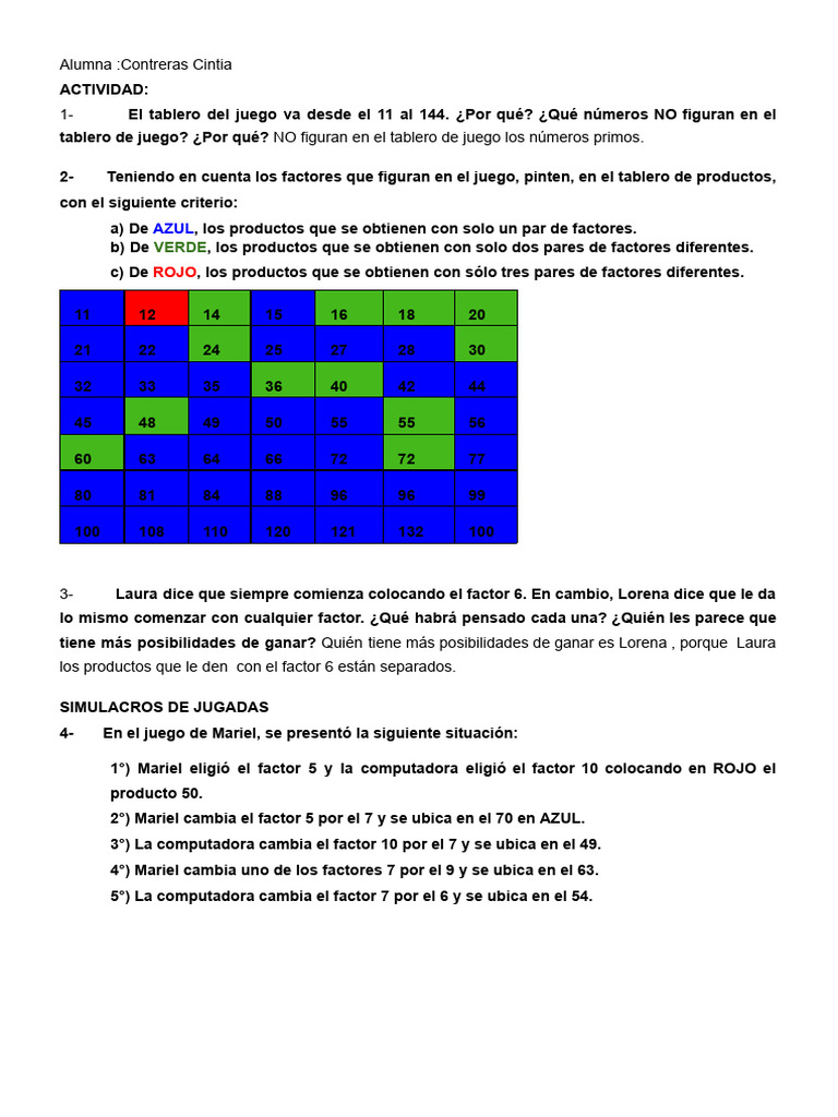 ACTIVIDAD N°3 EL JUEGO DEL GATO _compressed | PDF