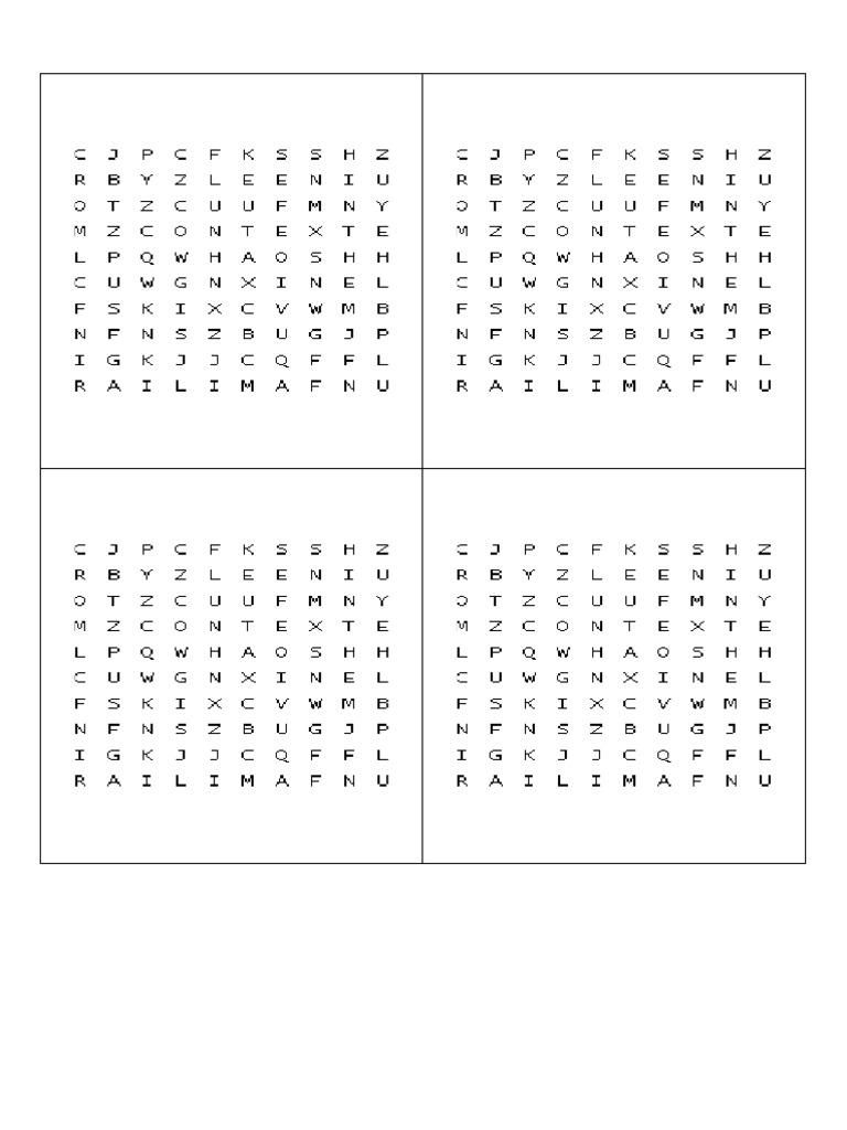 ACTIVITY Context Clues Puzzle | PDF