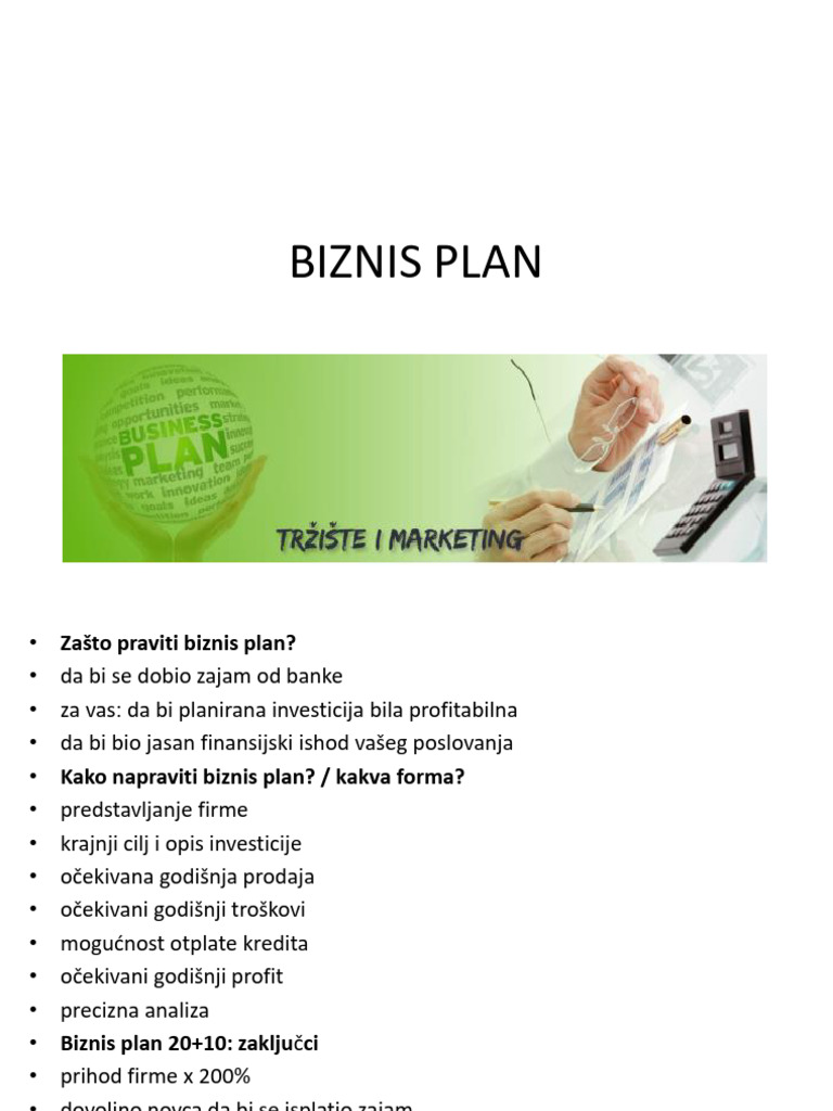 Biznis Plan | PDF
