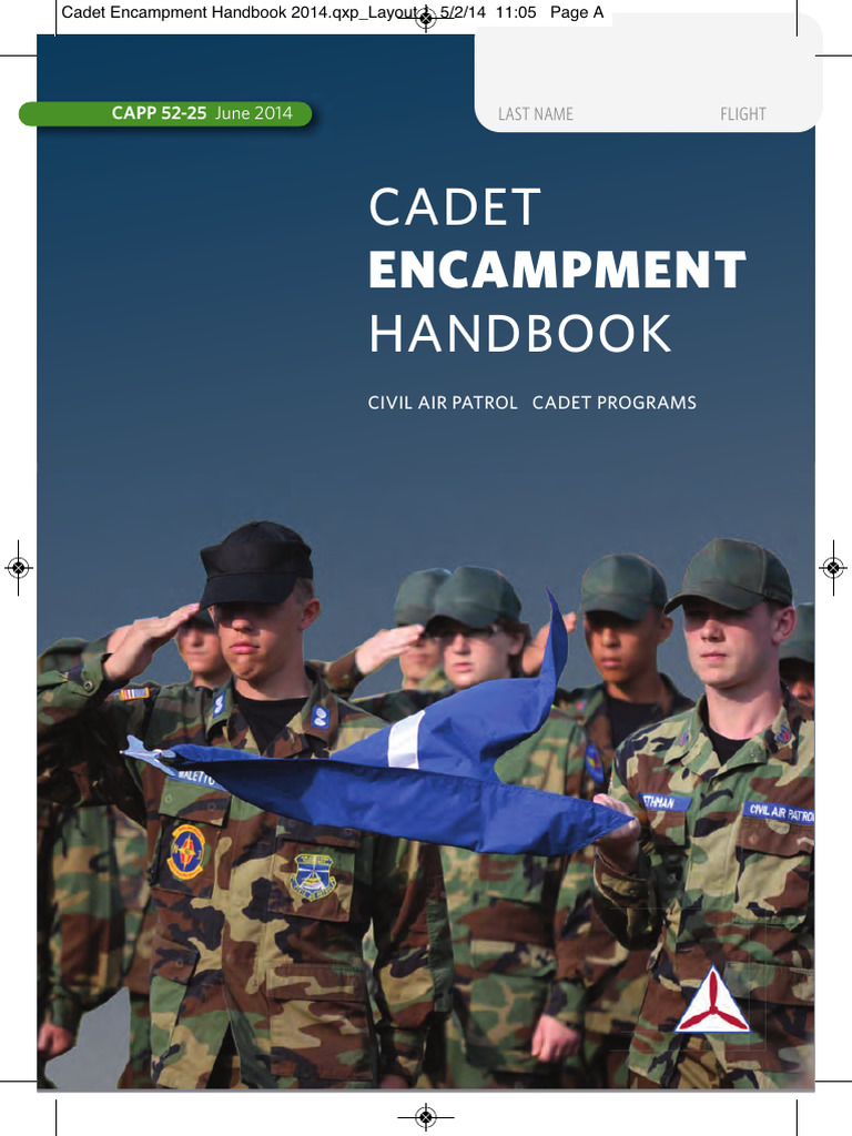 Cadet Encampment Handbook | PDF | Disciplines | Leadership