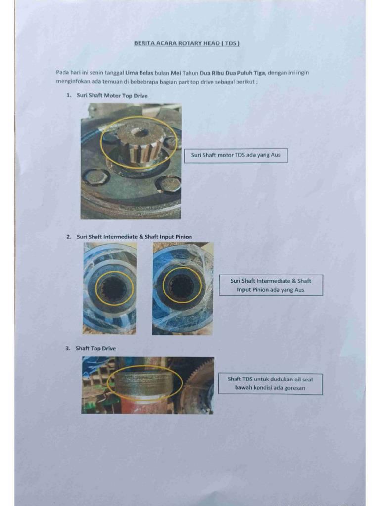 BA - Rotary Head (TDS) | PDF