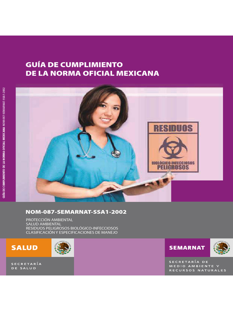 Guía de Manejo de RPBI SEMARNAT | PDF | Residuos | Infección
