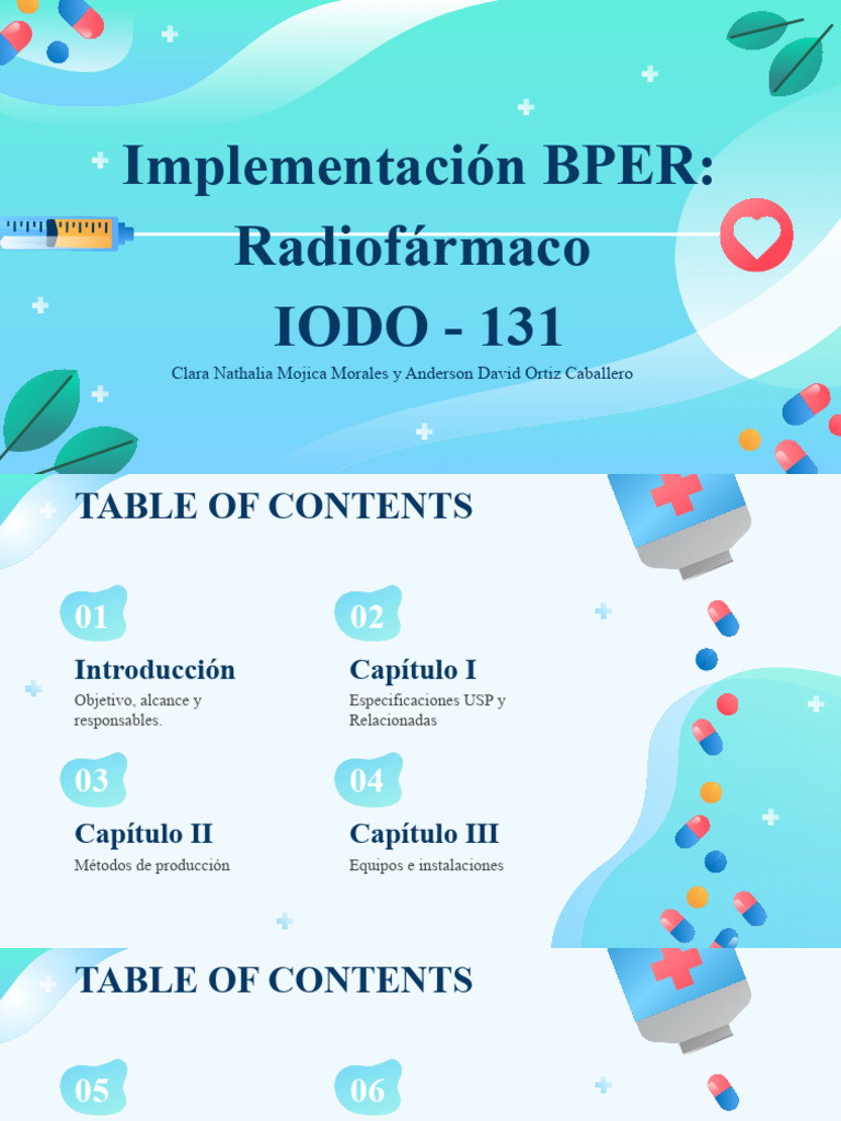 BPM - Trabajo de Implementación Radiofármaco I-131 | PDF ...