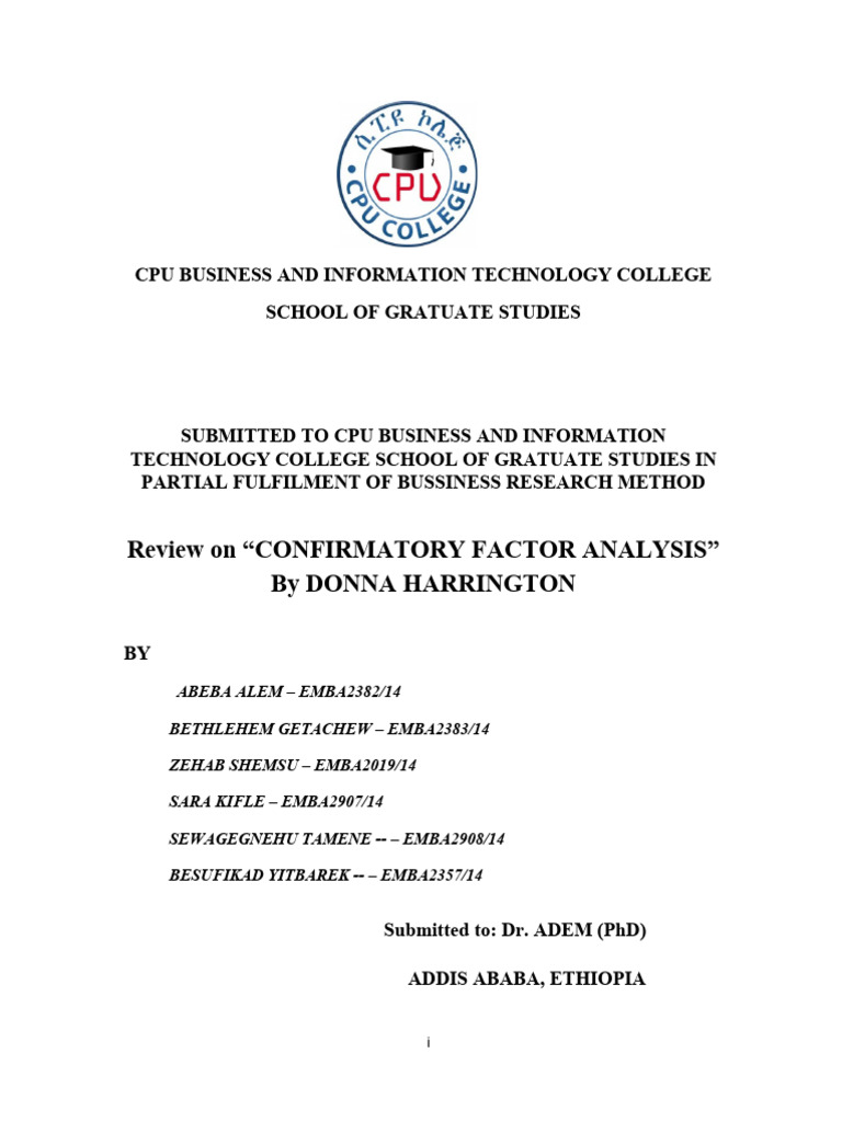 research-methodology-review-on-comfirmatory-factor-analysis-pdf