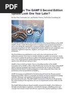 GAMP 5 For GXP Compliant Computerized Systems | PDF | Risk Management | Verification And Validation